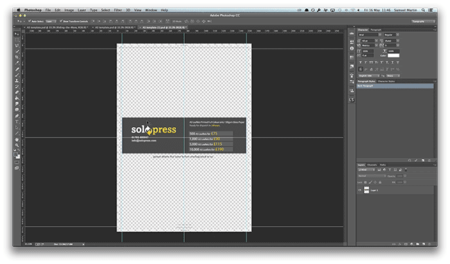 flyer design illustrator tutorial
